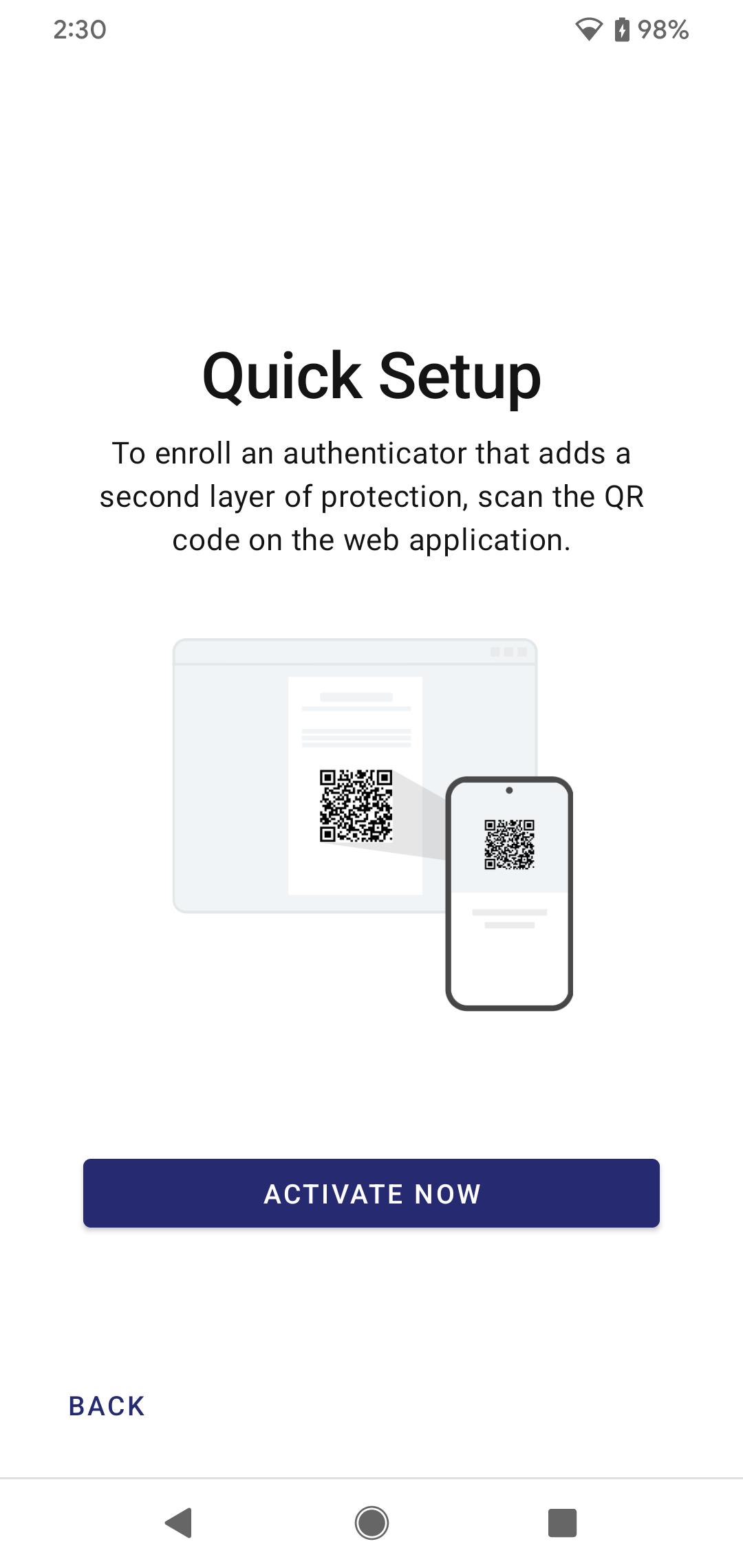 Enroll MobilePASS+ on Android